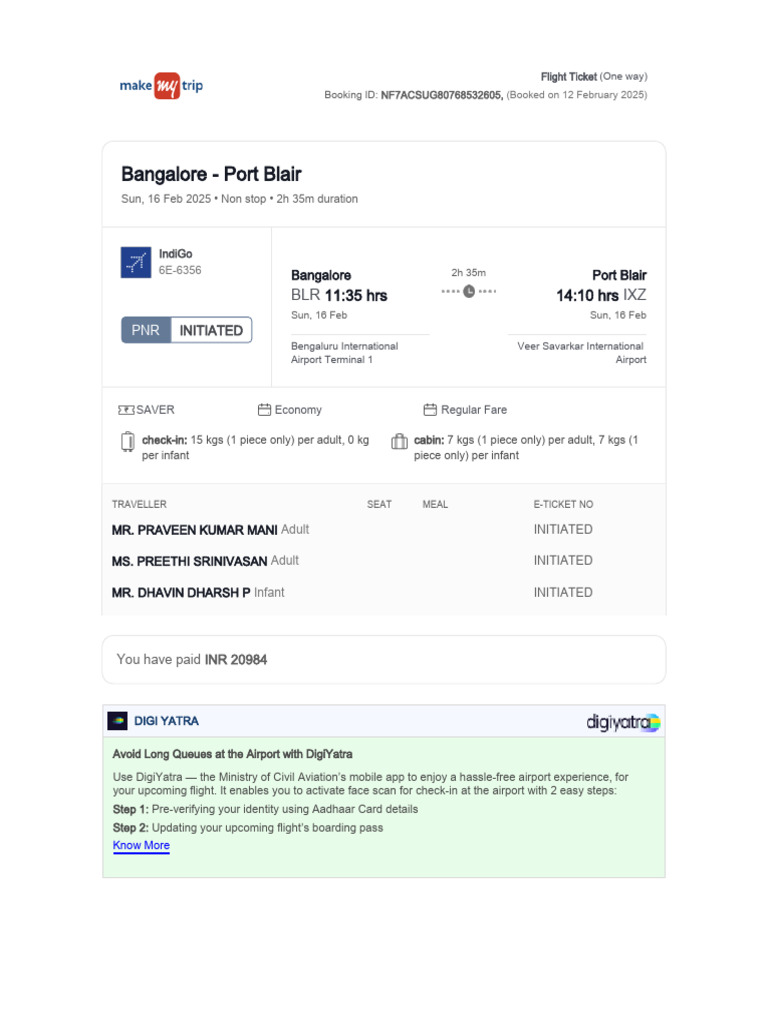 NF7ACSUG80768532605 ETicket | PDF | Airport | Transport