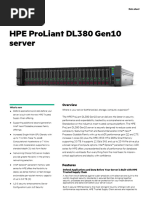 HPE ProLiant ML30 Gen10 Server Datasheet | PDF | Computing | Computer ...