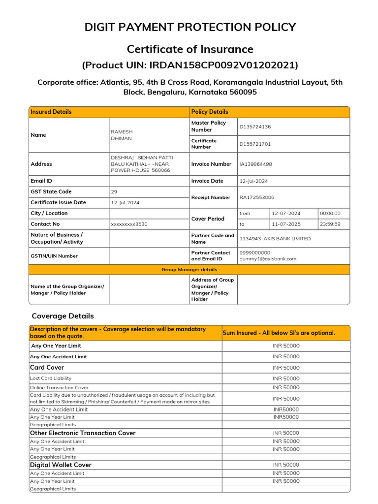 DG Pay Certificate Schedulesc D155721701 1750749099722 | PDF ...