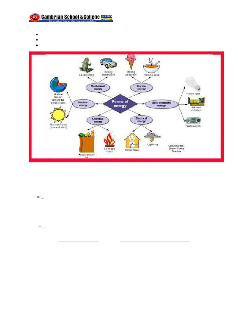 Work, Power, Energy Concepts for Physics | PDF | Force | Kinetic Energy