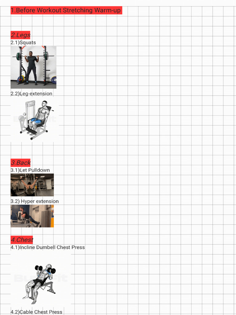 Full Body Workout Plan | PDF