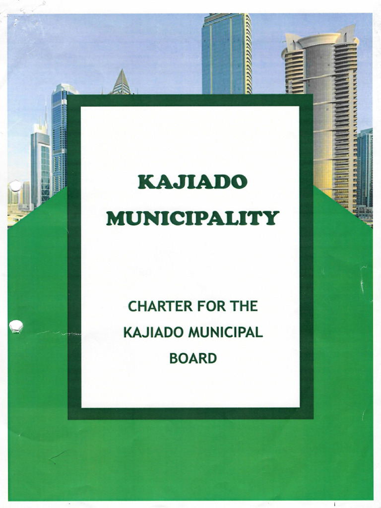 Kajiado Municipality Charter | PDF