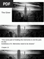 Giver Ch. 21 | PDF | The Giver