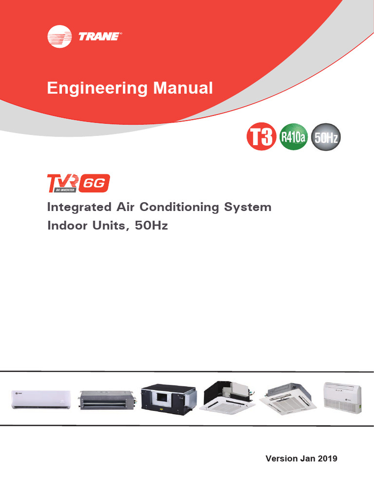 FT - Groupe Intérieur DRV Tvr6g - Trane | PDF | Pipe (Fluid Conveyance ...