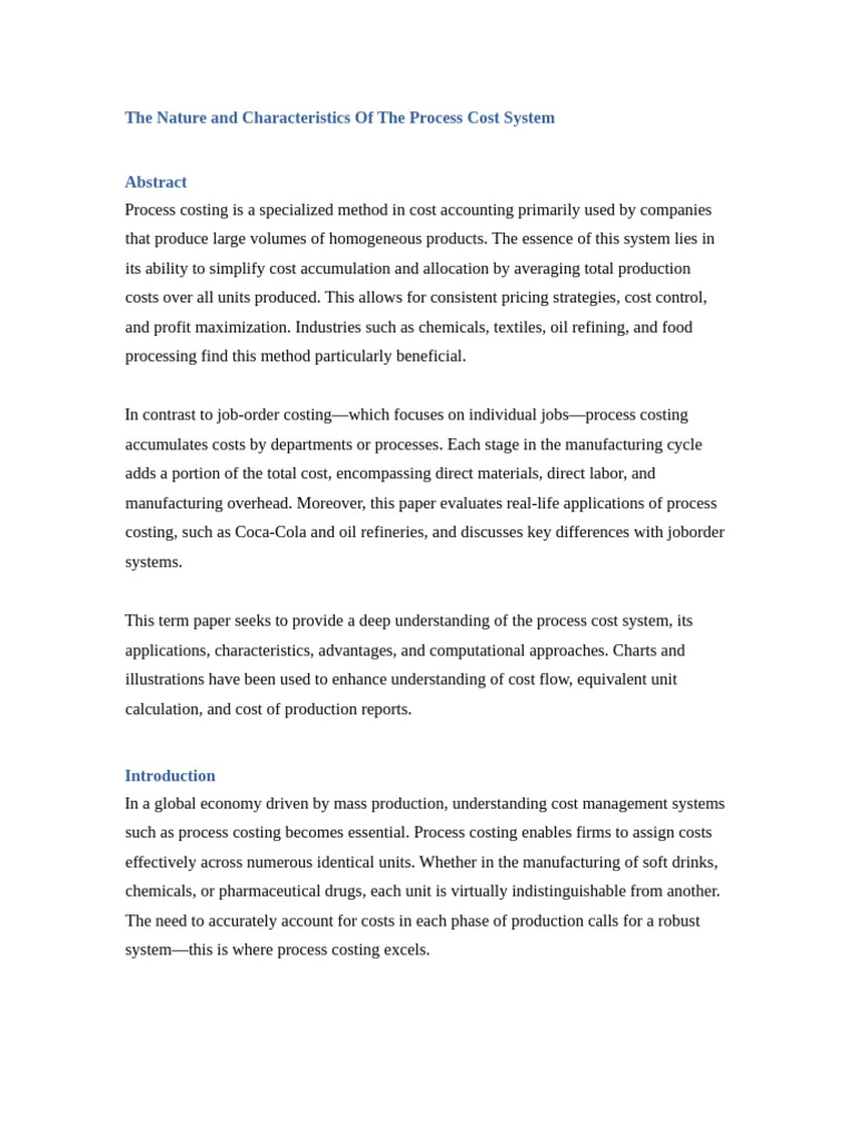 Cost Accounting Paper | PDF | Cost Accounting | Inventory