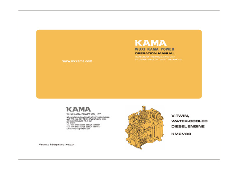Pages From Motores Diesel Kipor Km170f Km178f Km186f Km186fe Sl9k15 | PDF