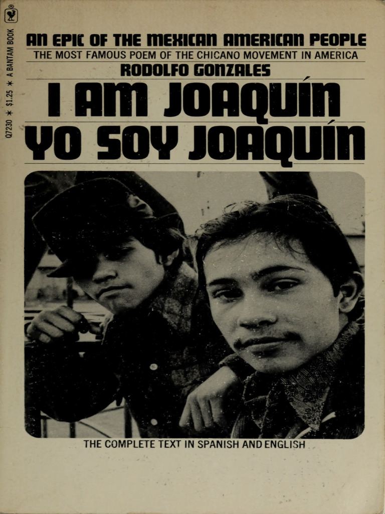 Rodolpho Gonzales. I Am Joaquín. Yo Soy Joaquín (1972) | PDF | Hernán ...