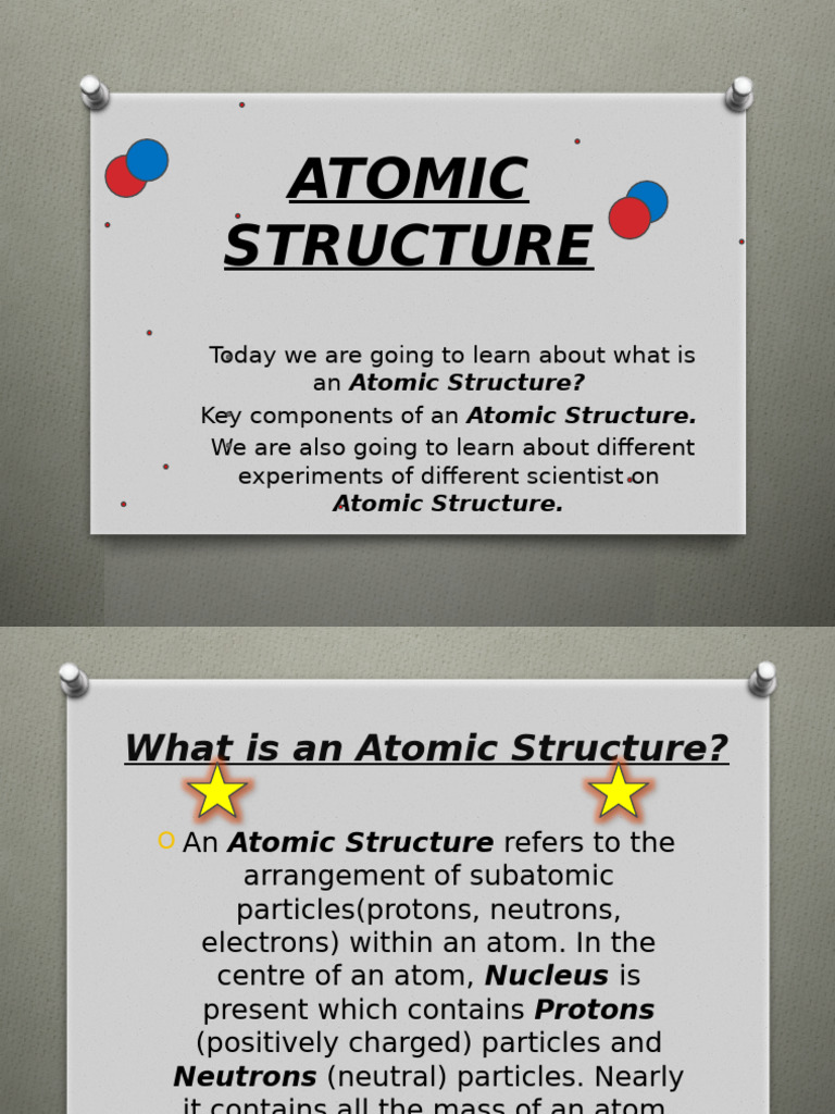 Atomic Structure | PDF