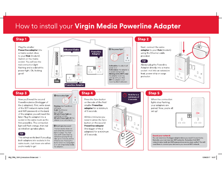 Virgin Powerline Adapter | PDF