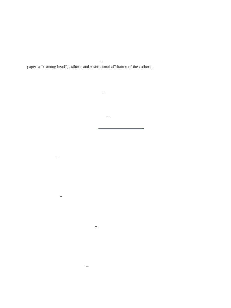 Major Sections of Research Paper | PDF | Abstract (Summary) | Apa Style