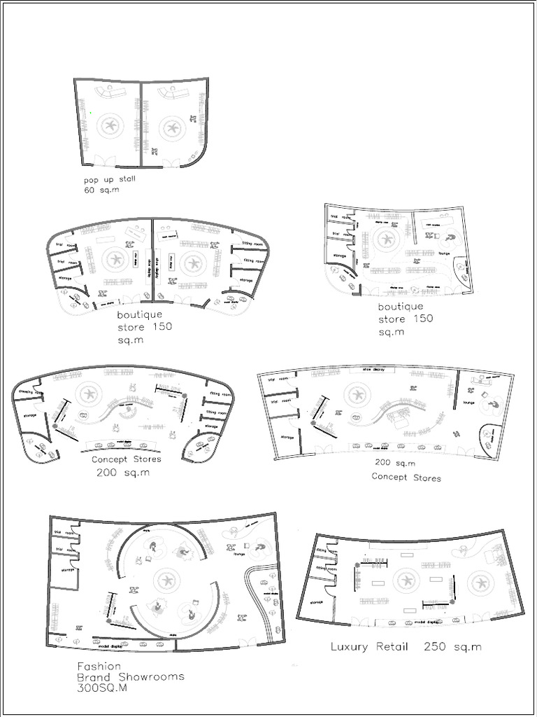 Retail Block Stall Plan | PDF