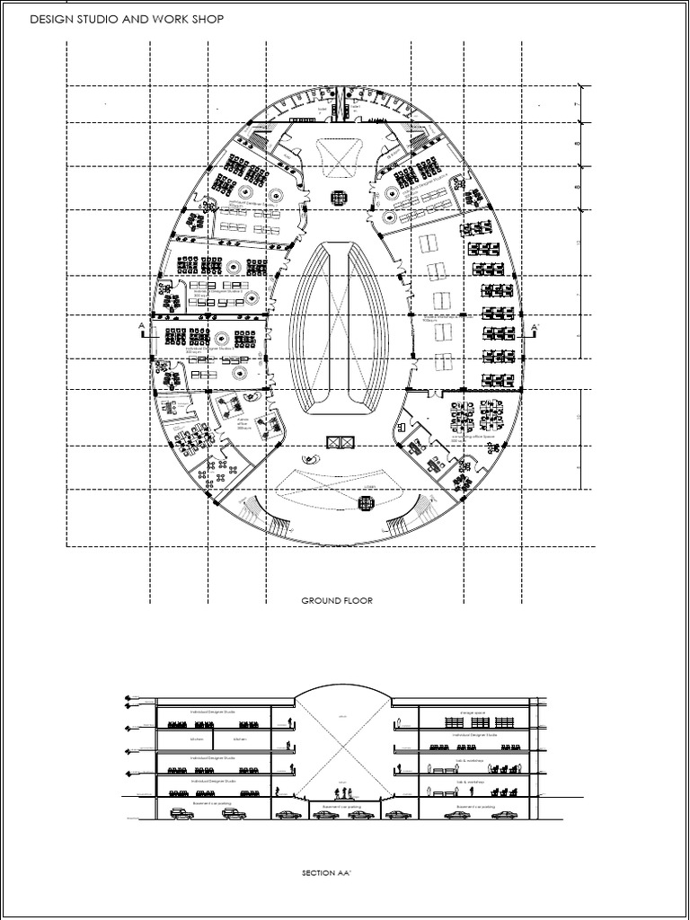 Design Studio and Workshop Layout | PDF | Architectural Design ...