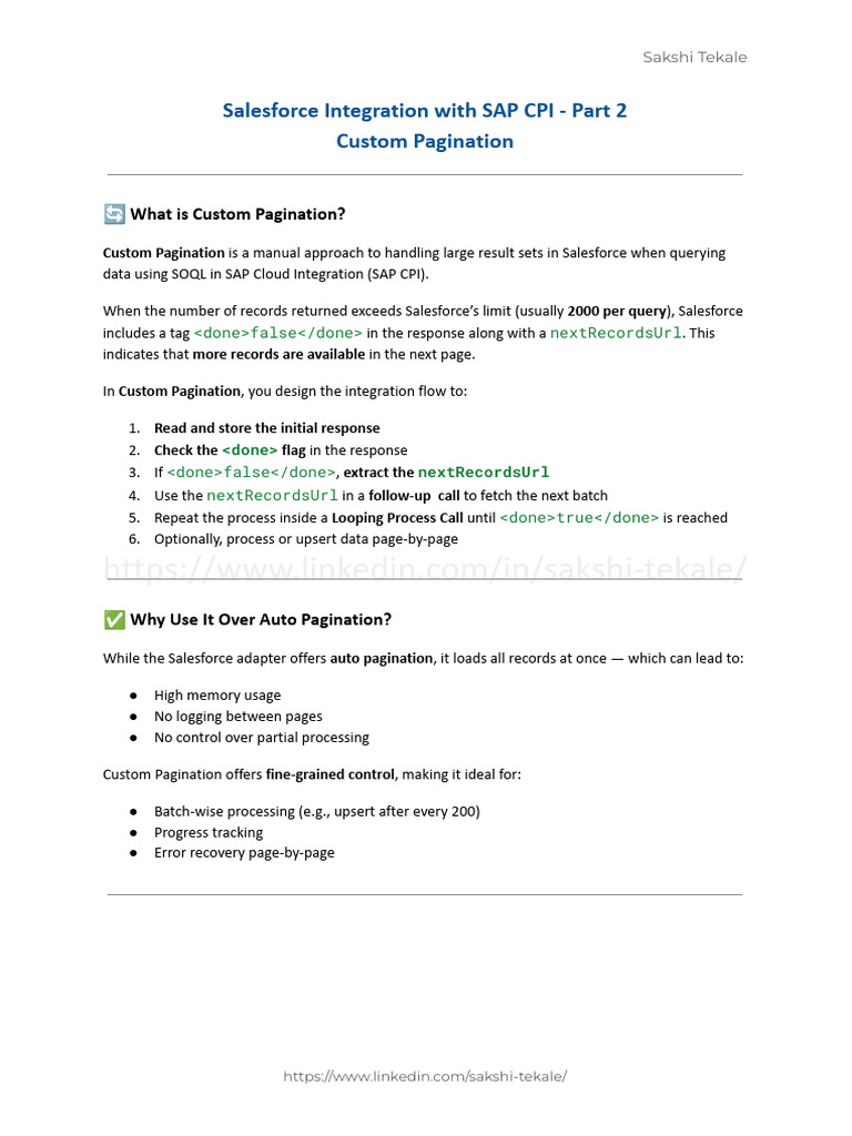 Salesforce Integration With SAP CPI - Part 2 | PDF | Computer Architecture | Computer Engineering