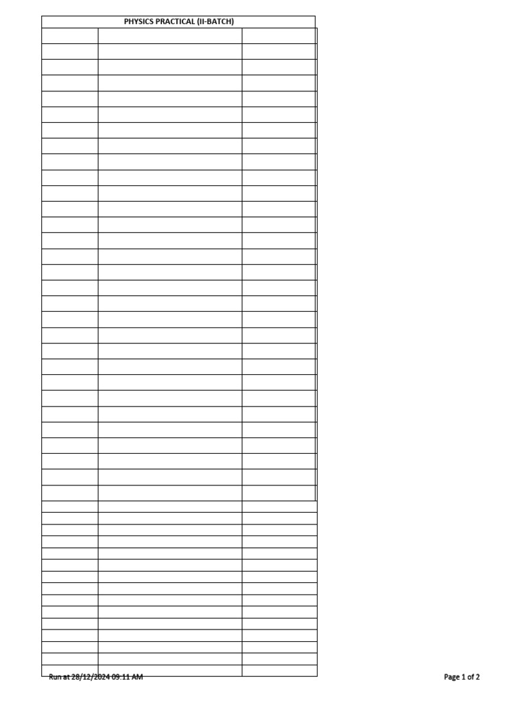 Physics Batch - II | PDF