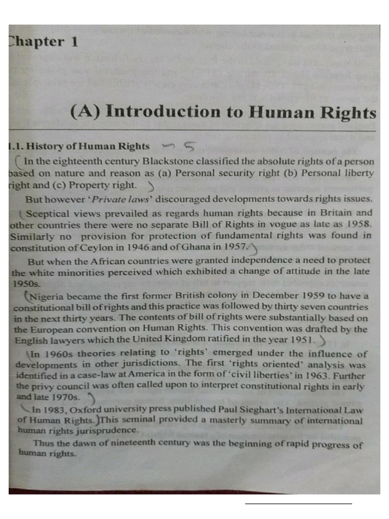 Human Rights - Unit I | PDF