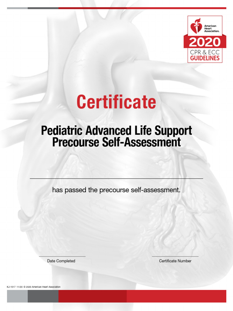 Pals Certificate Pre Course | PDF