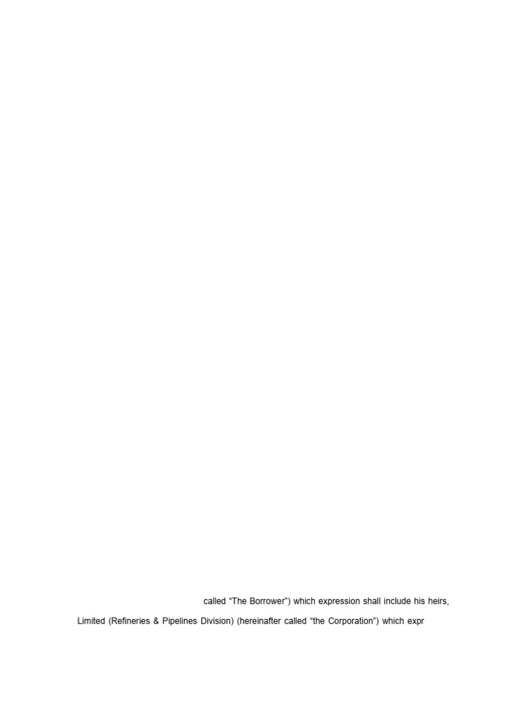 Deed of Hypothecation for Vehicle Loan | PDF | Interest | Insurance