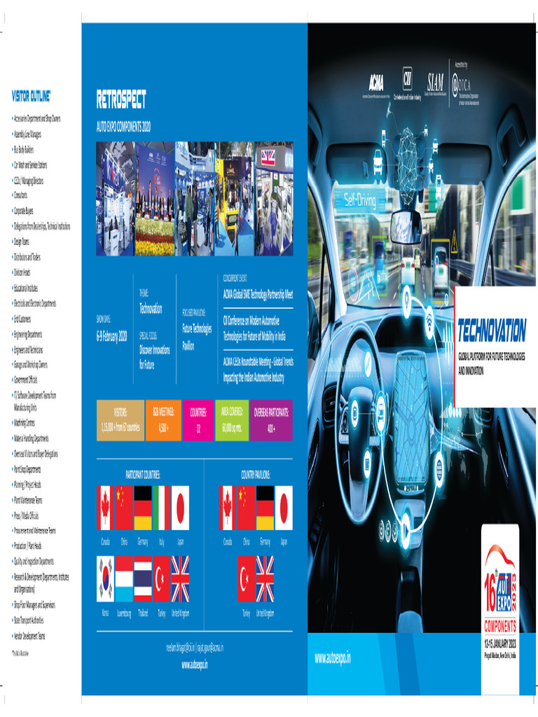 CII Auto Expo Component Brochure 2023 | PDF
