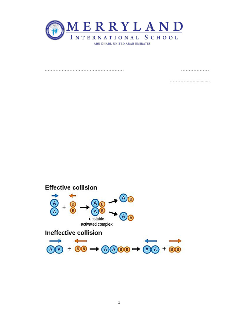 Rates of Reaction: Key Concepts and Factors | PDF | Reaction Rate ...