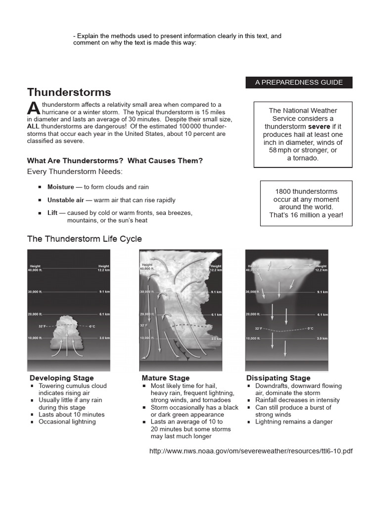 Thunderstorms | PDF | Thunderstorm | Rain