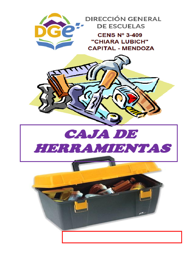 Caja de Herramientas: Elaboración Y Diseño Del Material: Profesor Jorge ...