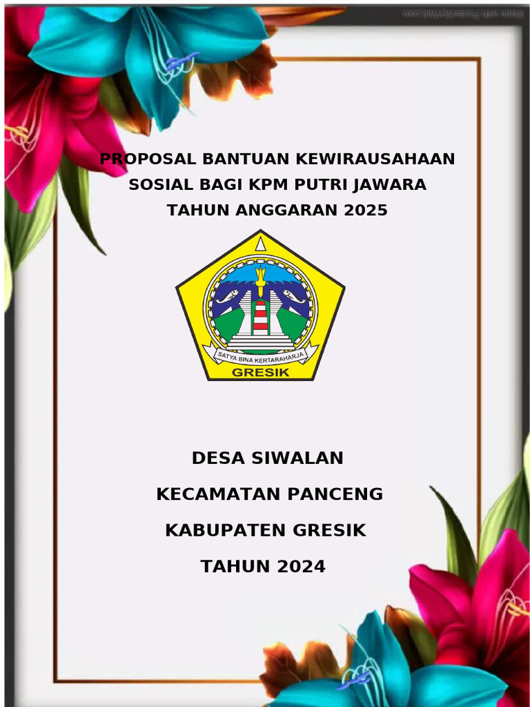 Proposal Putri Jawara 2025 | PDF