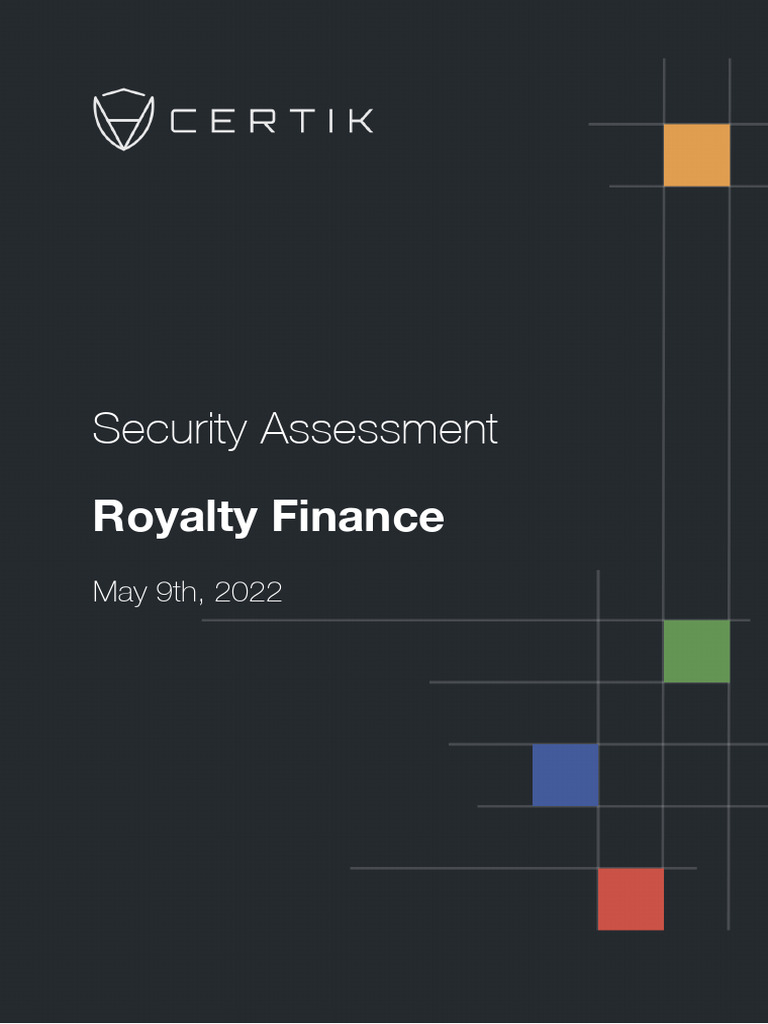 CertiK Audit For Royalty Finance v5 | PDF | Variable (Computer Science ...