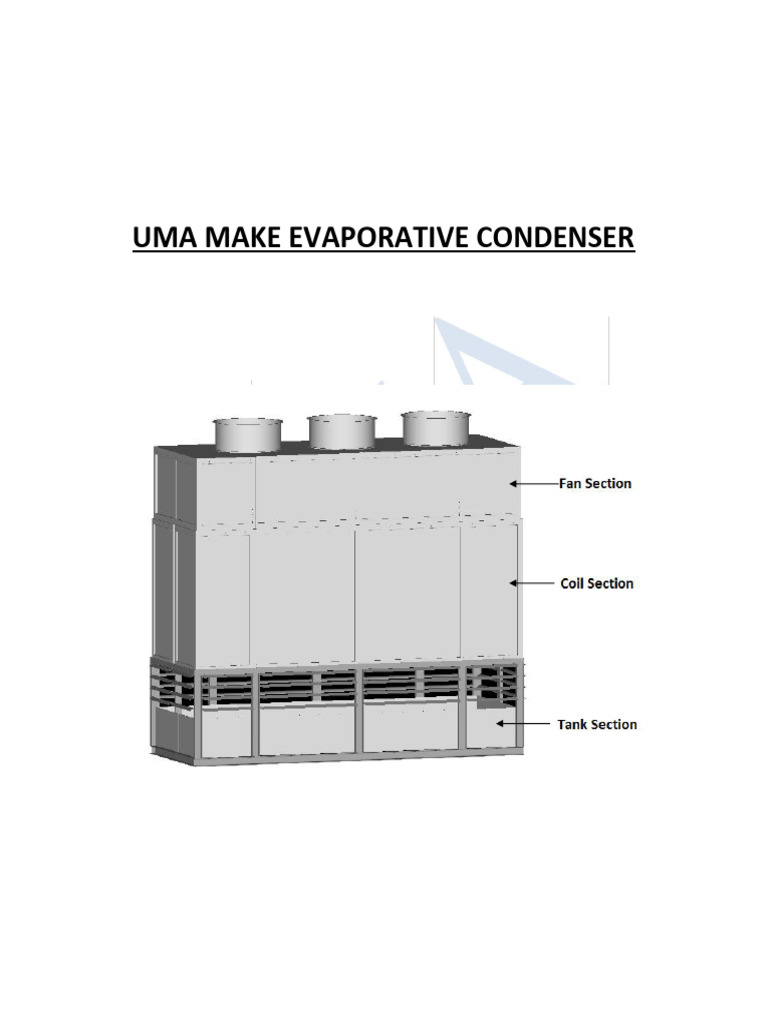 UMA MAKE EVAPORATIVE CONDENSER OPERATION MANUAL (1) - Final Revised ...