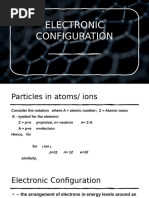 Electron Configuration of Elements Using SPDF Notation | PDF | Science & Mathematics