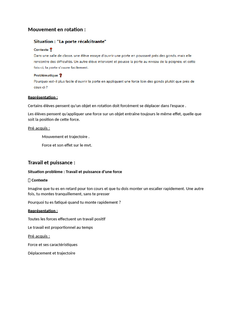 Comprendre le mouvement en rotation | PDF