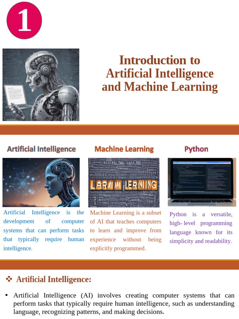 Chapter 1 Introduction To AI | PDF | Artificial Intelligence | Intelligence (AI) & Semantics