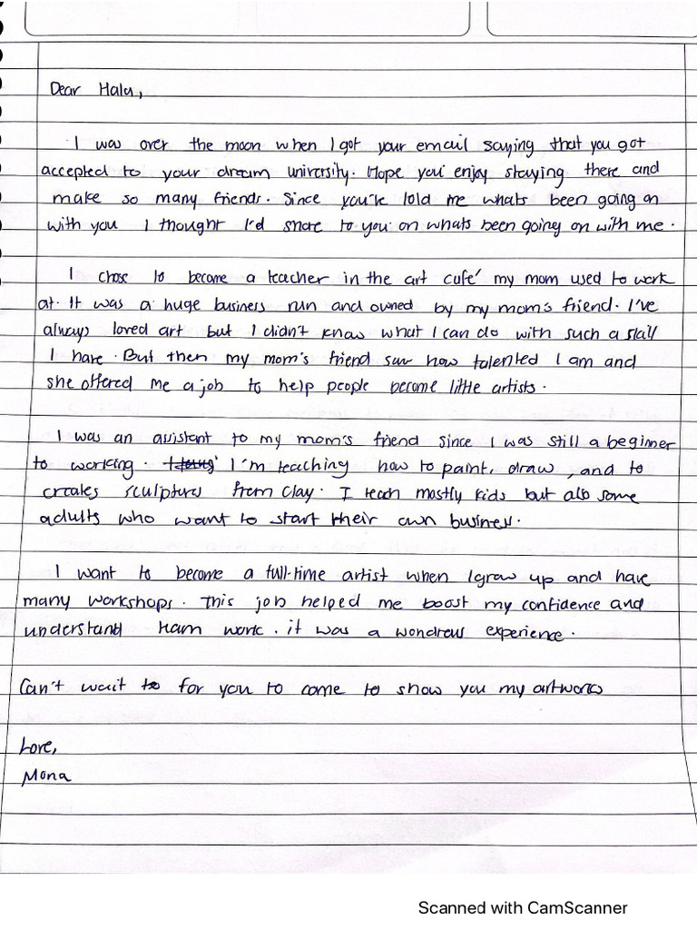 English Letter 2 | PDF