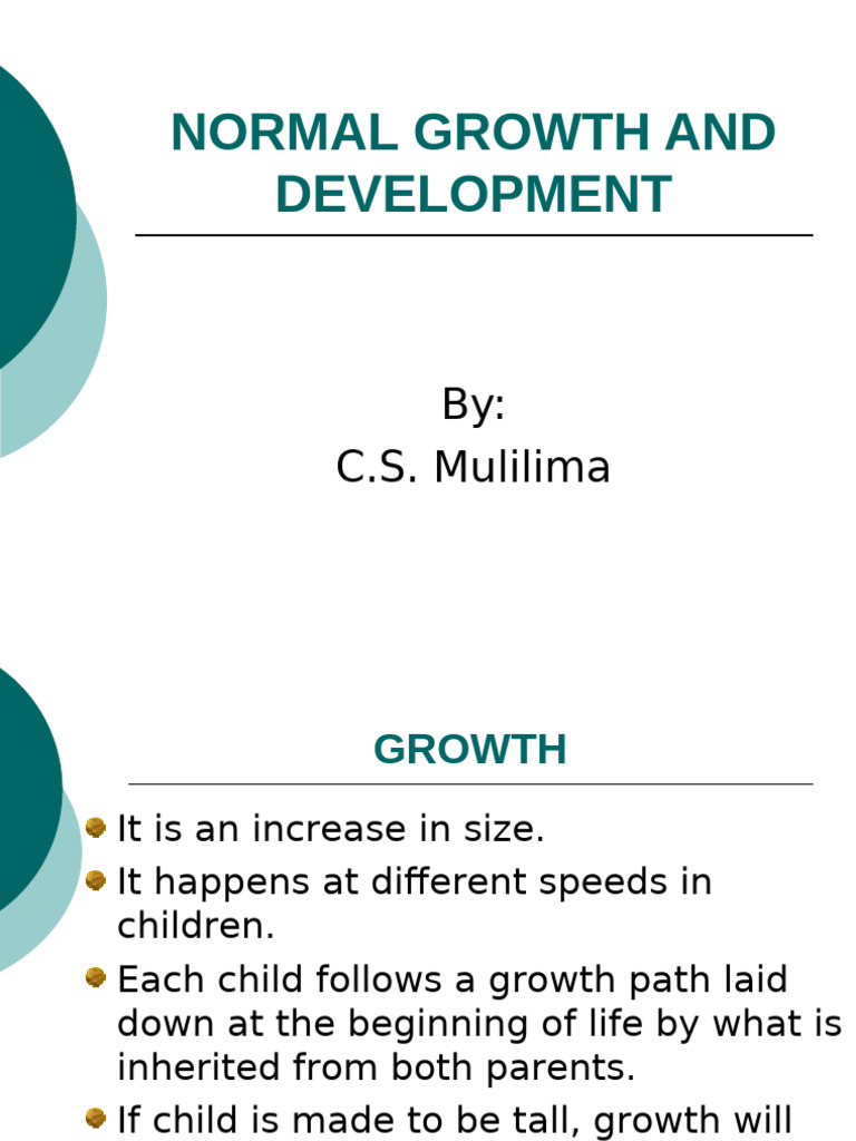 Understanding Child Growth and Development | PDF | Child Development ...