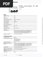 Acti9 NG125L Circuit Breaker Specs | PDF | Electric Power | Electronics