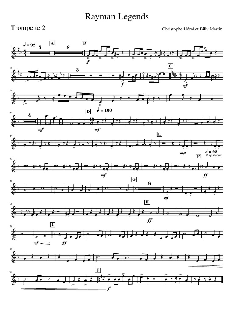 Rayman Legends Music Composition Guide | PDF