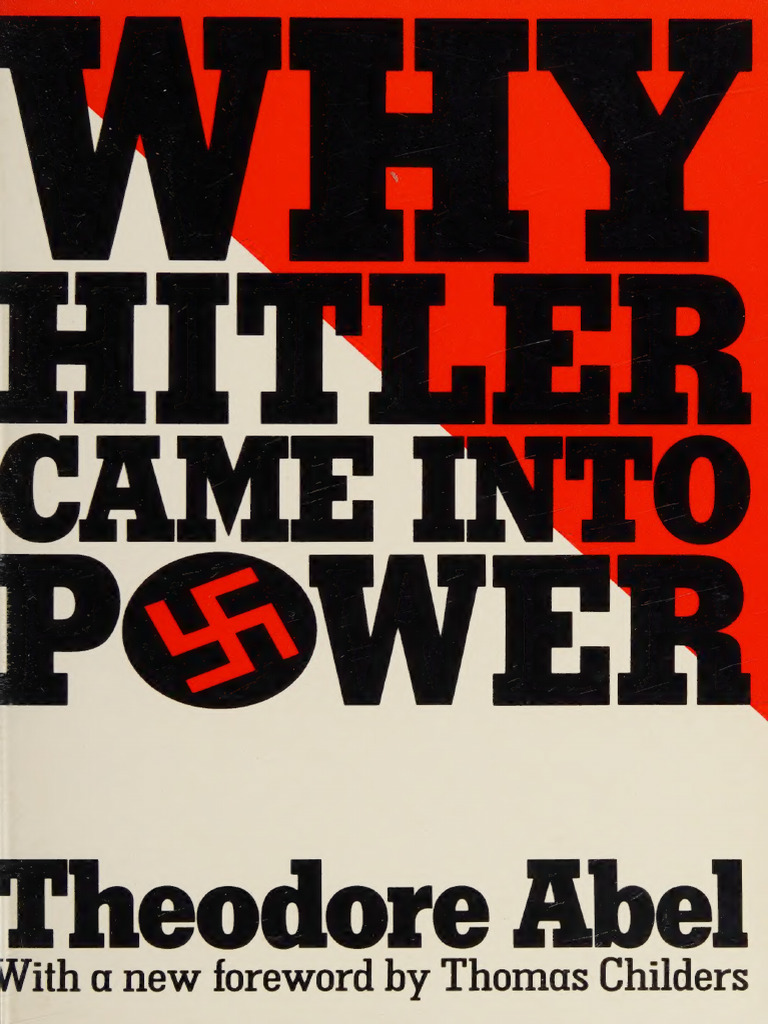 Why Hitler Gained Power: Abel's Study | PDF | Nazism | Nazi Party