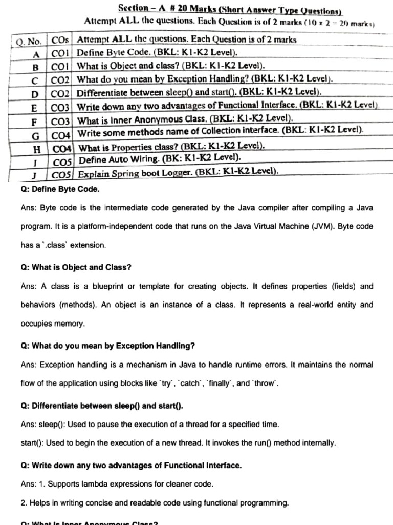 OOPS - Complete Previous PUT Solution - Bharat - Agg | PDF | Method ...
