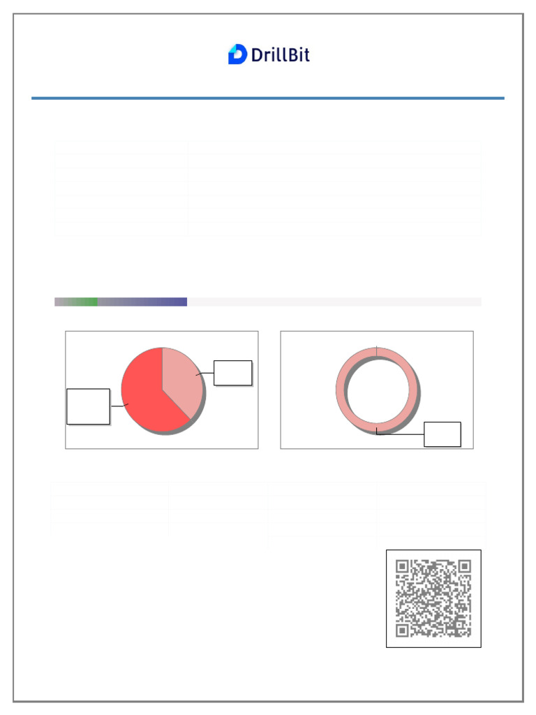 The Report Is Generated by Drillbit Plagiarism Detection Software | PDF