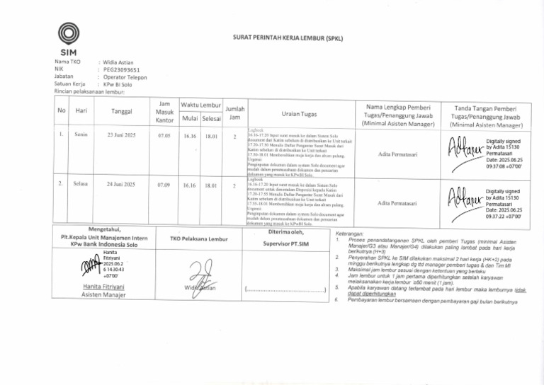 Widia 23-24 Juni 2025 | PDF