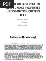 Types of Cutting Tools | PDF | Machining | Grinding (Abrasive Cutting)
