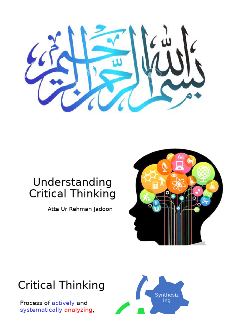 Understanding Critical Thinking | PDF | Critical Thinking | Thought