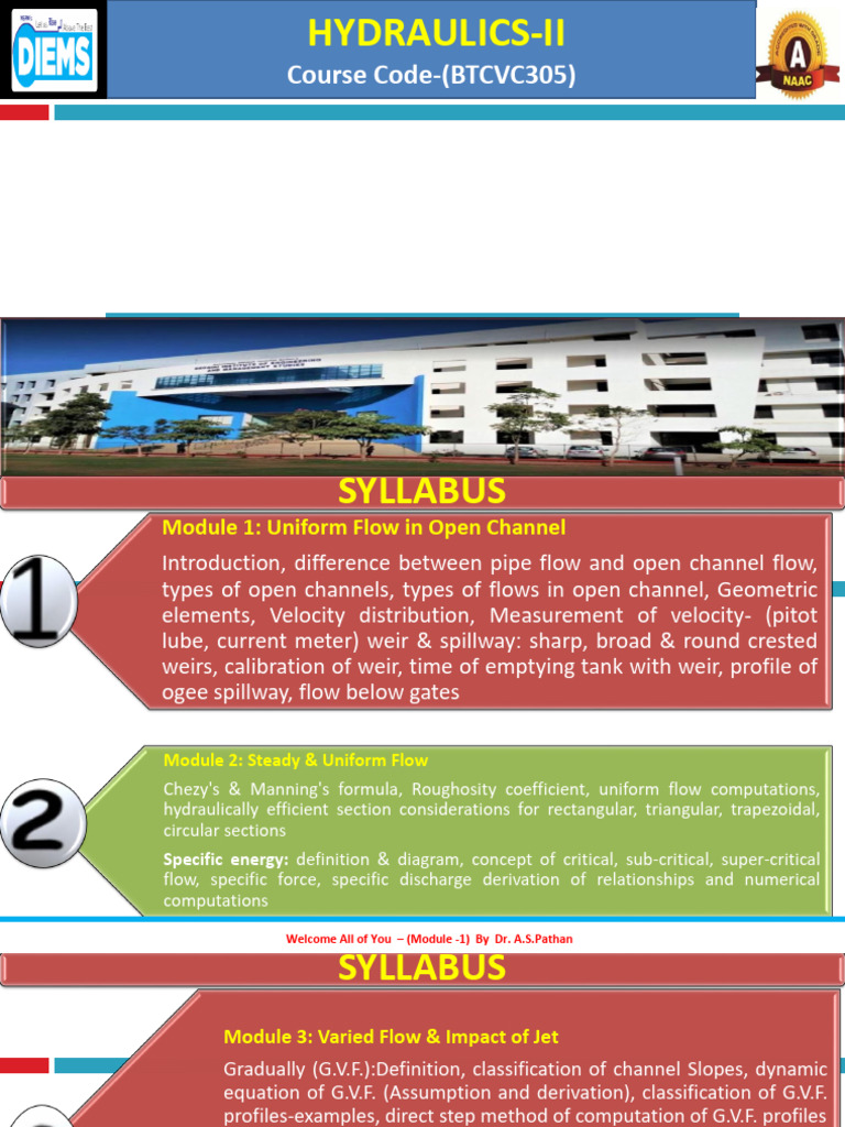 Hyd-II Module-II Student | PDF | Fluid Dynamics | Laminar Flow