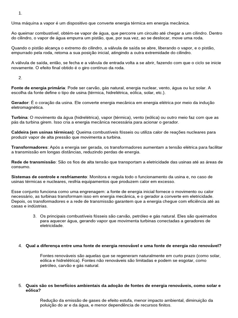 O Que É Uma Máquina A Vapor e Como Ela Funciona | PDF | Motor a vapor | Energia renovável