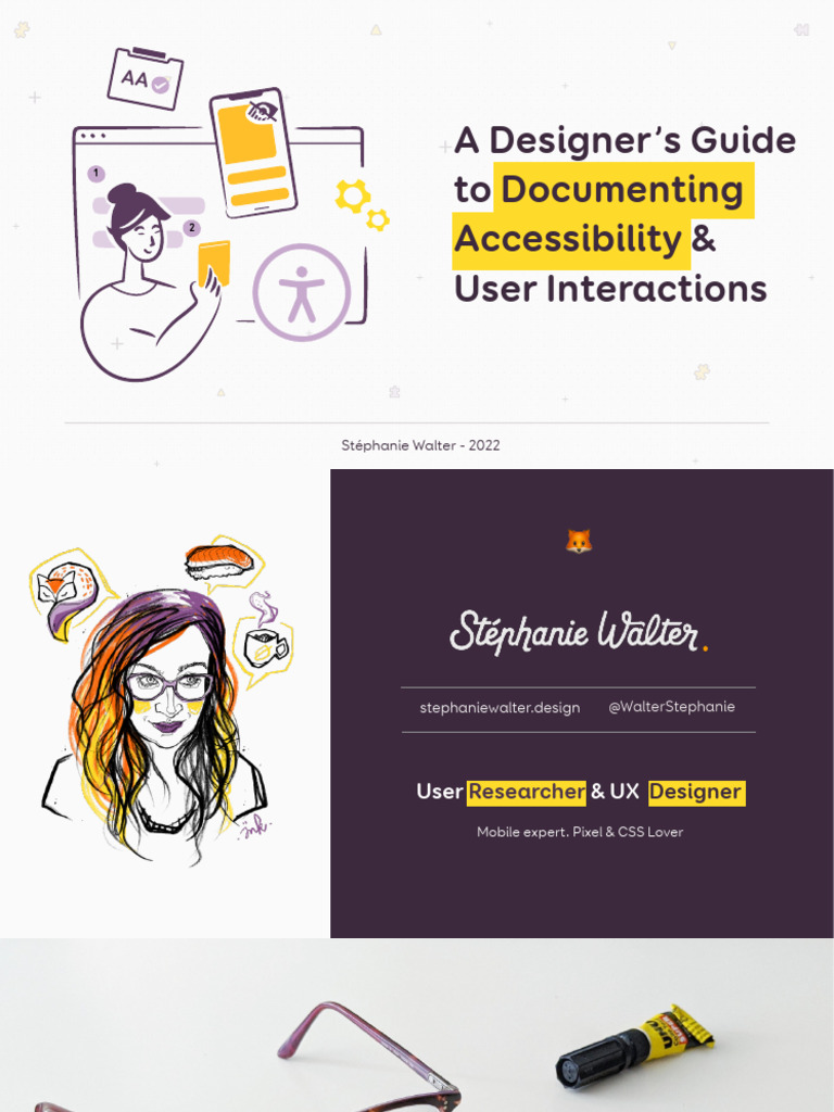 Accessibility Documentation For Designers | PDF | Button (Computing) | Html