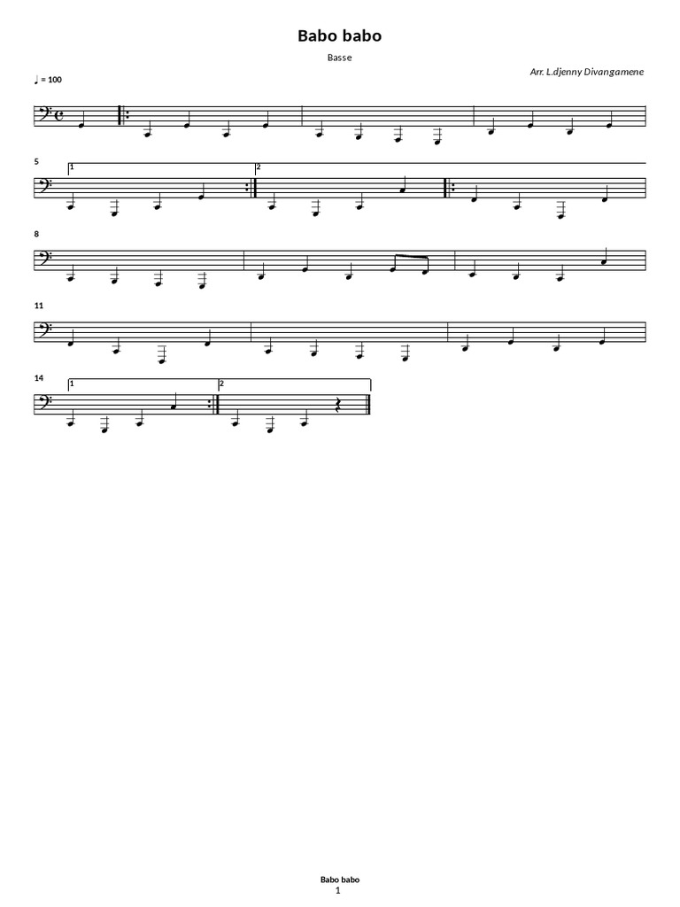 Babo Babo Basse | PDF