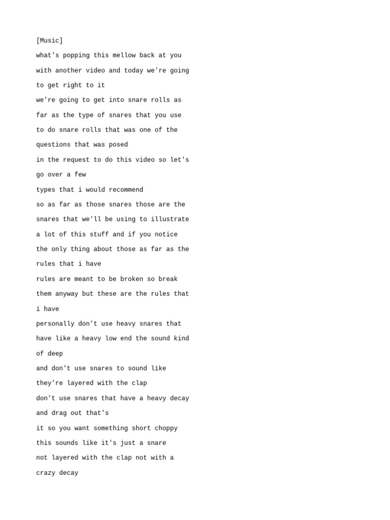 How To Make Trap Snare Rolls (From Beginner To Advanced Drum Patterns ...