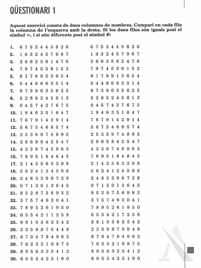 QÃ Estionari 1 - Errors | PDF