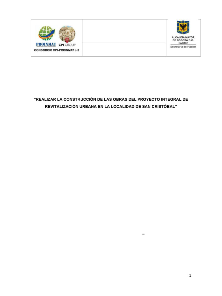 Informe Mensual SST Proyecto San Cristóbal | PDF | Consorcio | Las ...