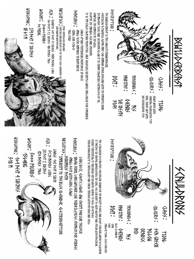 Httyd Book of Dragons Signature2 Duplex | PDF