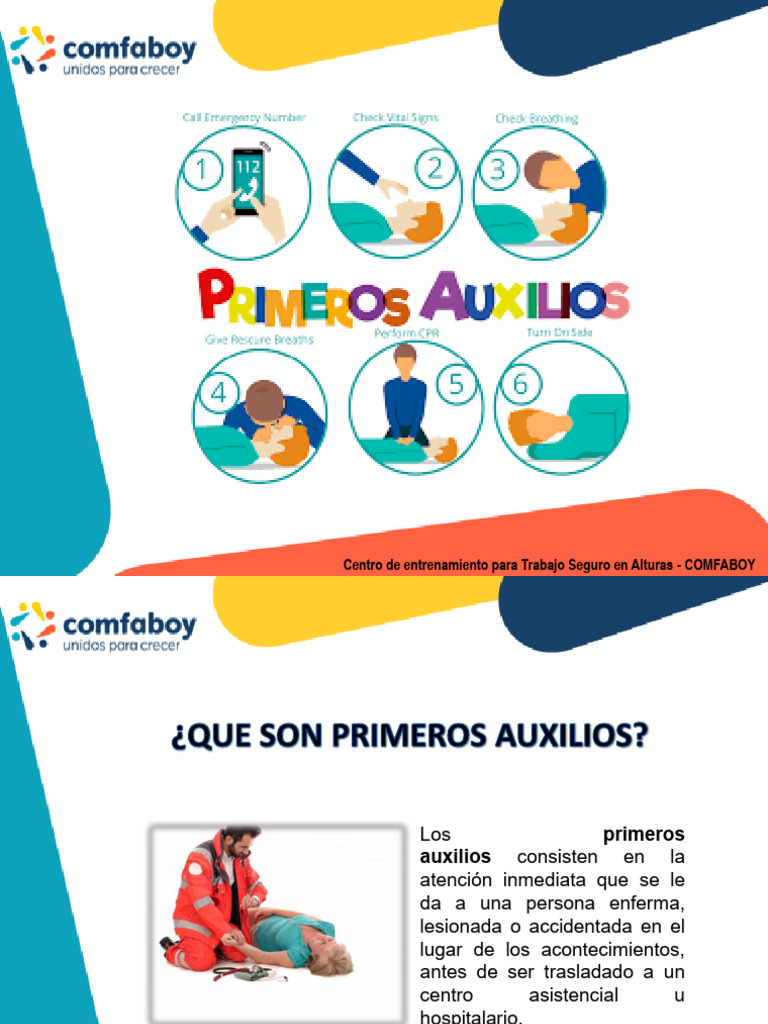 Primeros Auxilios | PDF | Reanimación cardiopulmonar | Sangrado